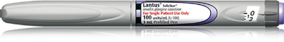 Lantus SoloStar Insulin Pen | Lantus® (insulin glargine injection) 100 ...